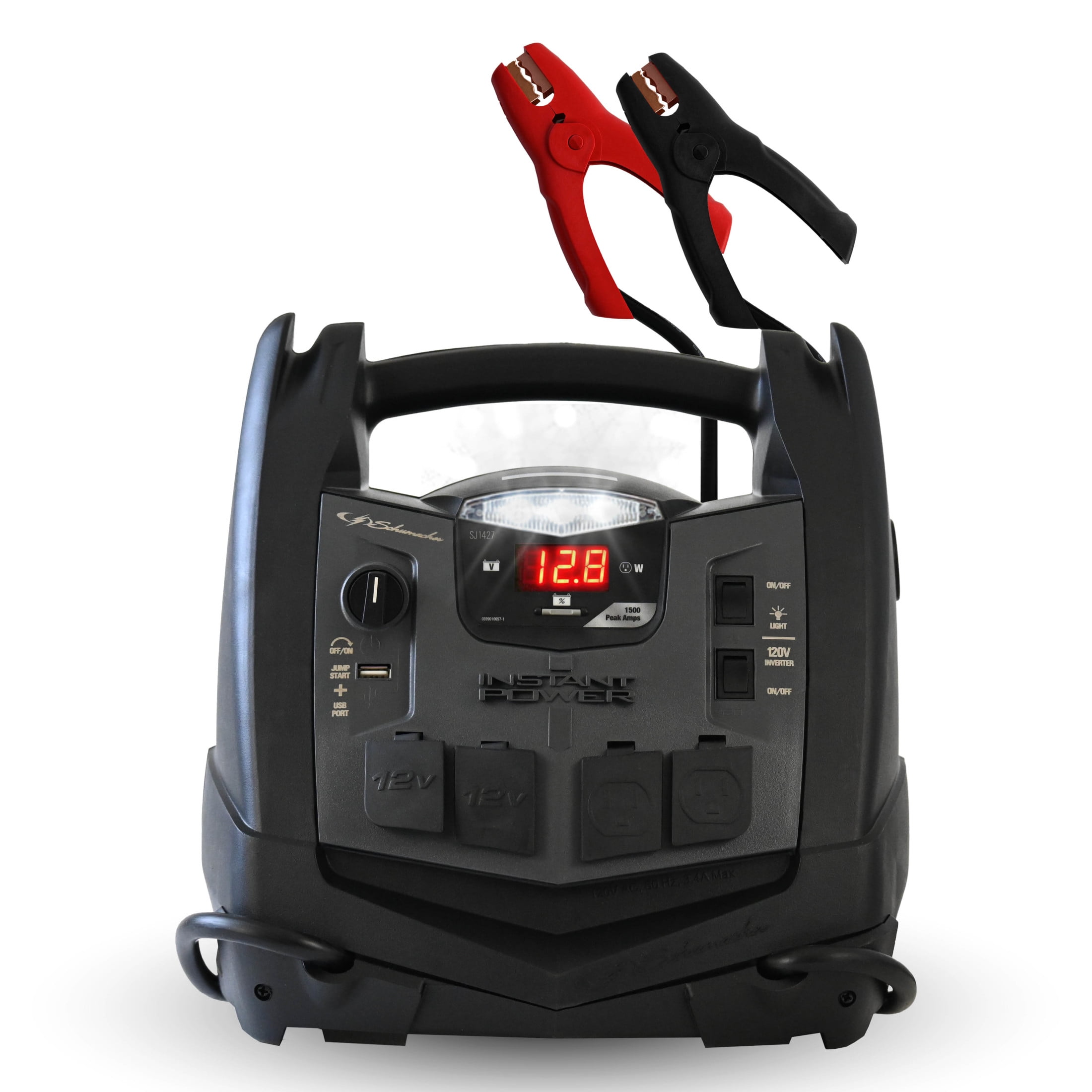 Schumacher SJ1427 6-in-1 1500A Jump Starter, Portable Power Station ...