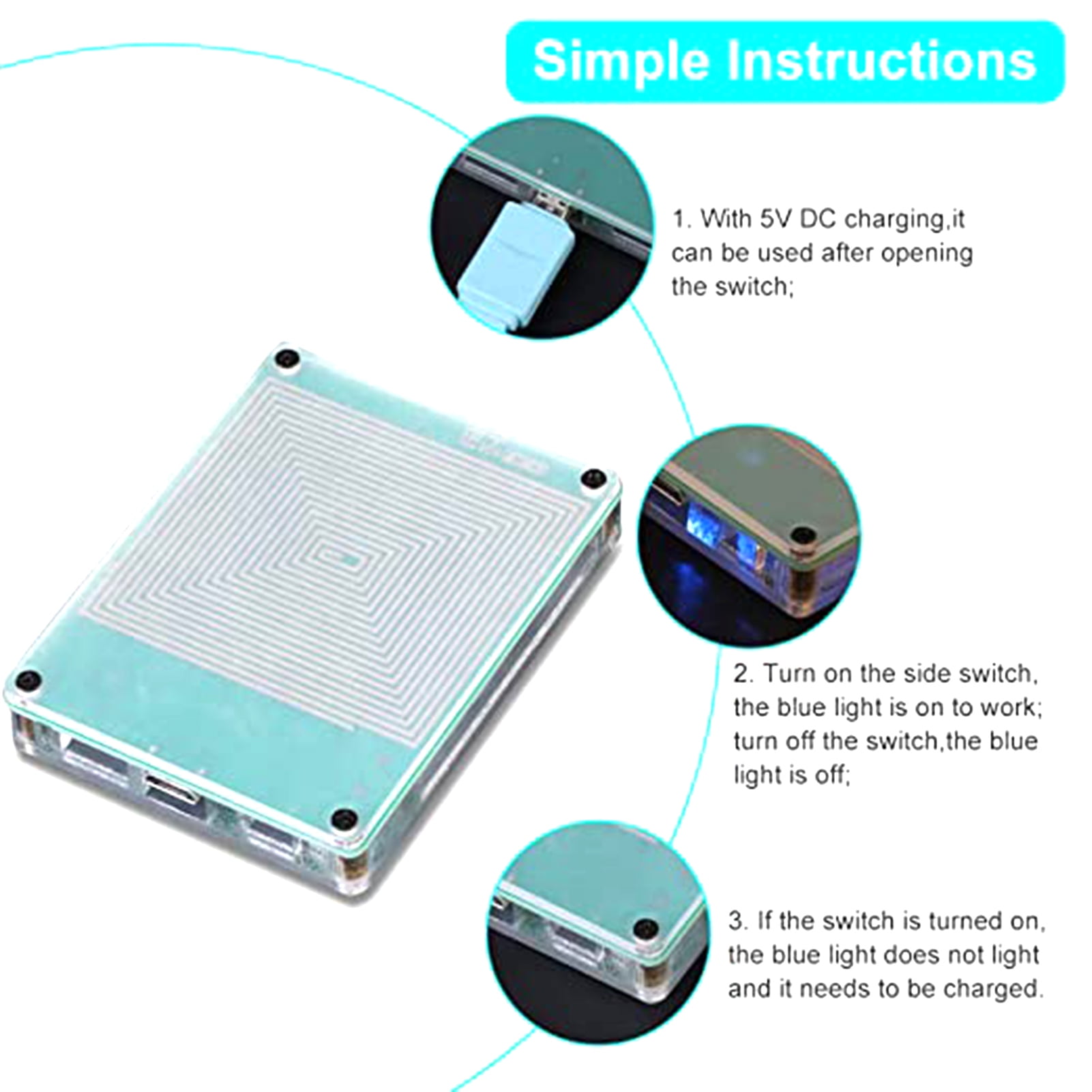 Schumann Wave Generator 7.83Hz Rechargeable Ultra-low Frequency Pulse ...