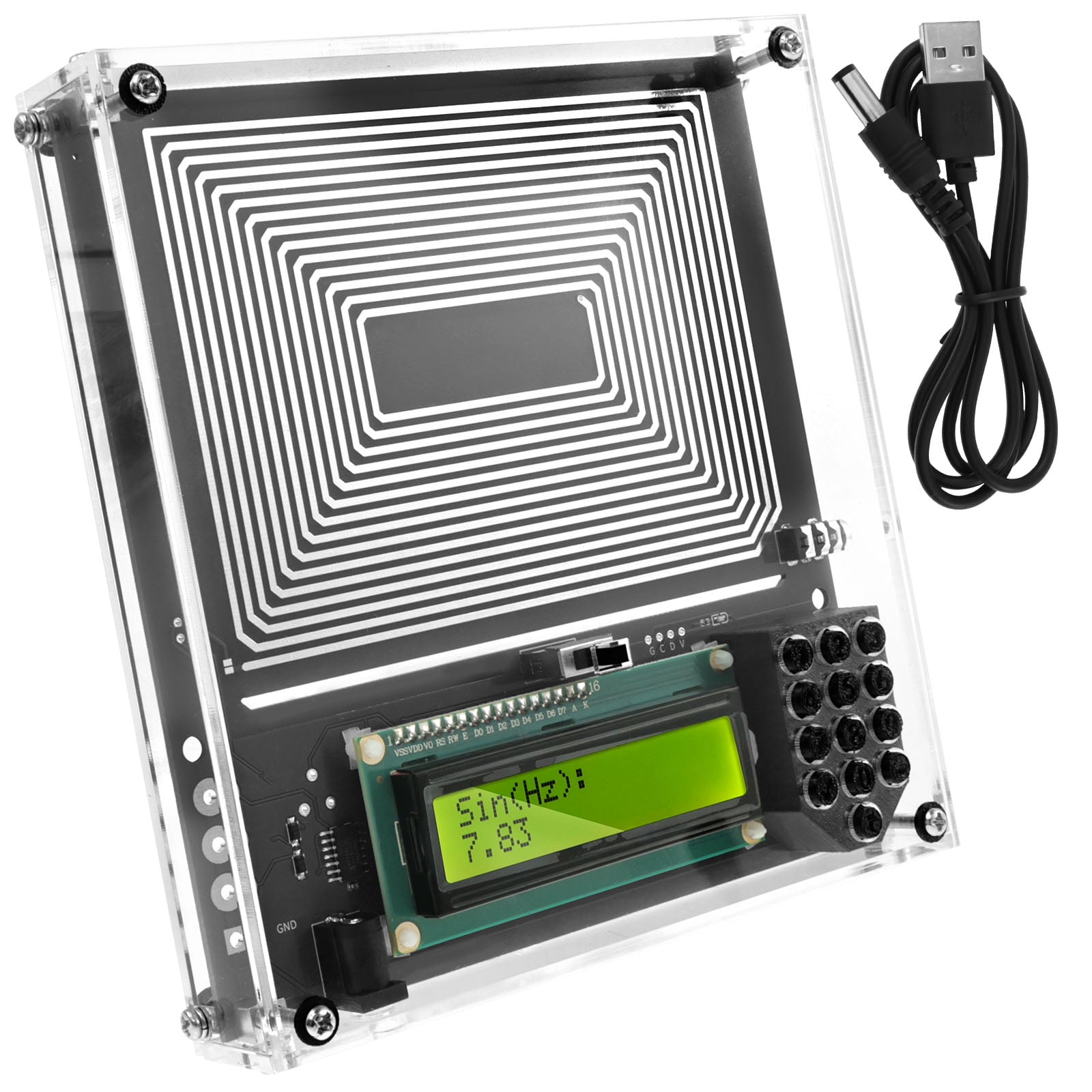 Schumann Waves Resonance Generator 0.01Hz to 30000Hz Adjustable Sine ...