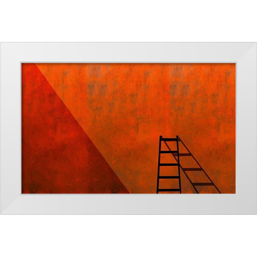 Schuster, Inge 32x21 White Modern Wood Framed Museum Art Print Titled ...