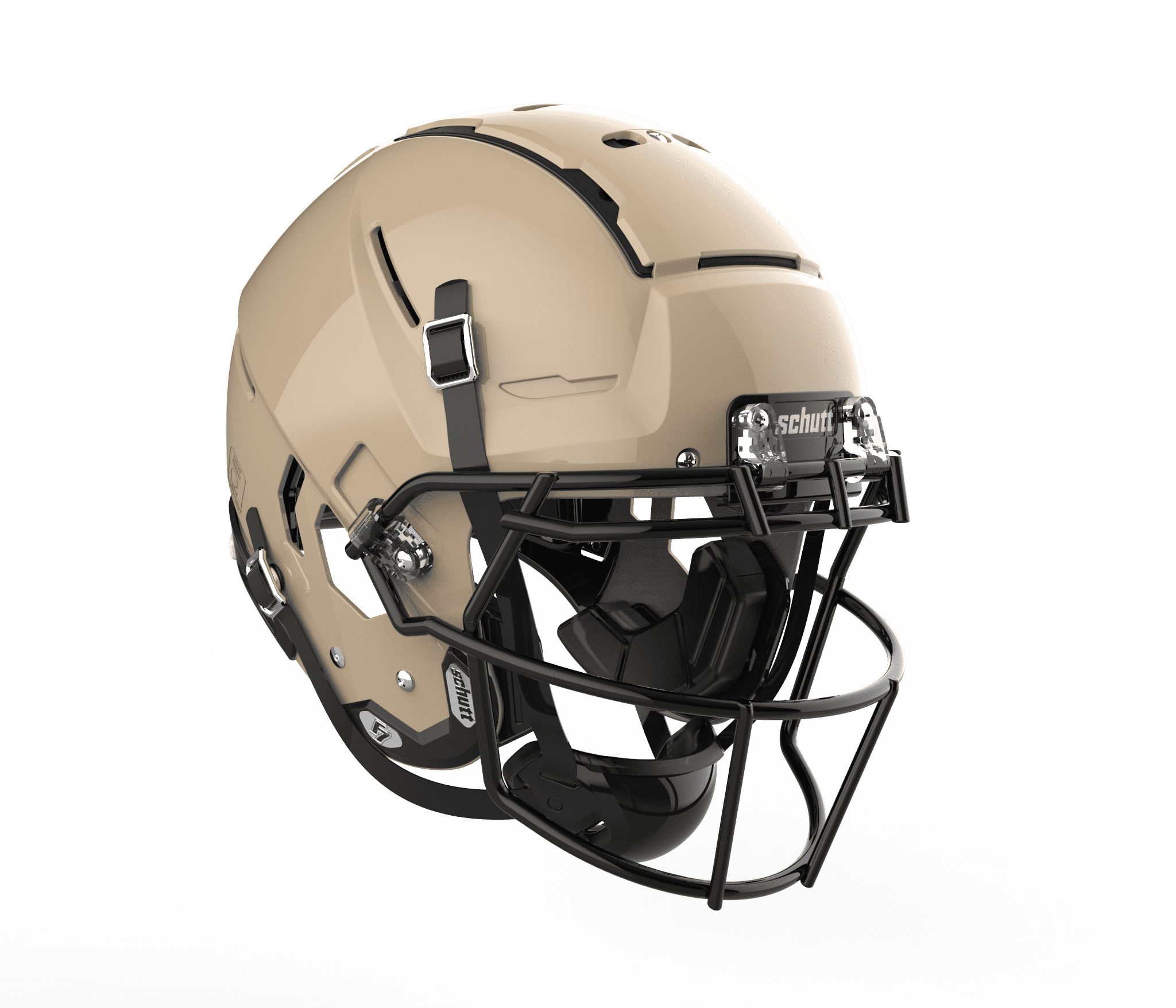 Schutt F7 2.0 Adult Fooball Helmet, Size Large, South Bend Gold ...