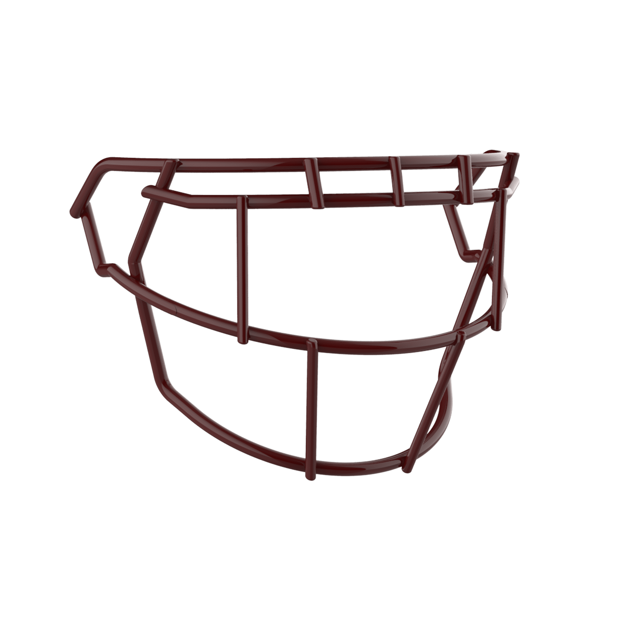 Schutt F7 EGOP-NB Carbon Steel Facemask (Maroon) - Walmart.com