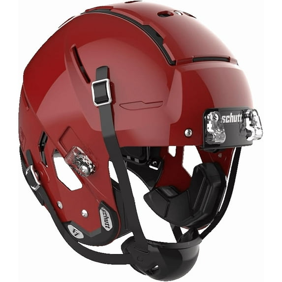 Schutt F7 VTD Adult Football Helmet - Collegiate Package (L, Cardinal ...