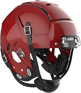 Schutt F7 VTD Adult Football Helmet - Collegiate Package (L, Cardinal ...