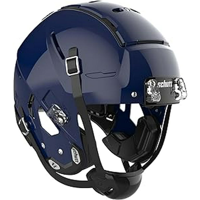 Schutt F7 VTD Adult Football Helmet Collegiate Package with Full Size Jaw Guard L Navy Walmart