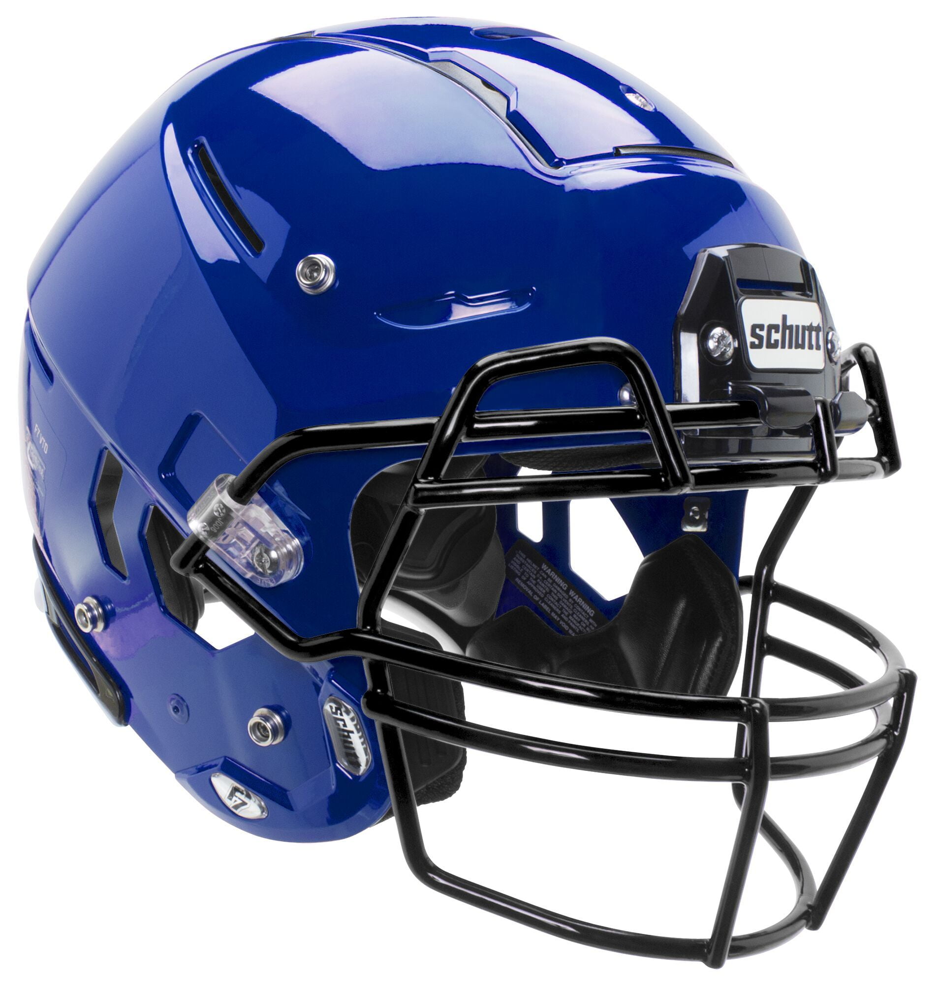 Schutt F7 VTD Adult Football Helmet - Collegiate Package (M, True Royal ...