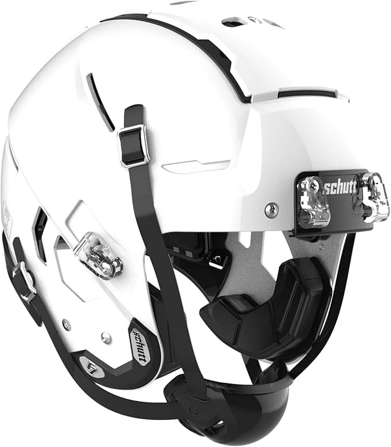 Schutt F7 VTD Adult Football Helmet - Collegiate Package (XL, White ...