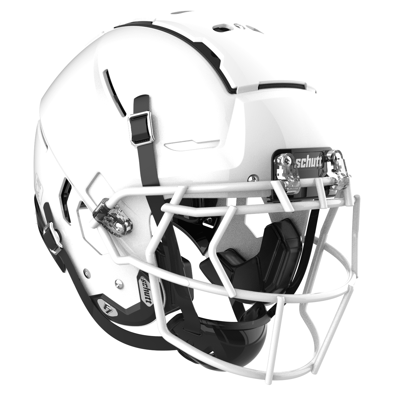 Schutt F7 VTD Adult Football Helmet Facemask Sold Separately (White ...