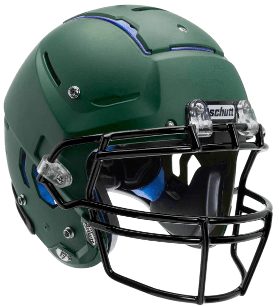 Schutt F7 VTD Adult Matte Football Helmet, Size Medium, Matte Dark Green - Walmart.com