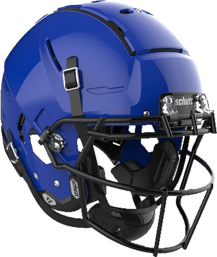 Schutt F7 VTD Adult Football Helmet with Carbon Steel Mask (True Royal ...
