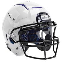 Schutt F7 VTD Adult Football Helmet with Carbon Steel Mask (Navy, XL ...