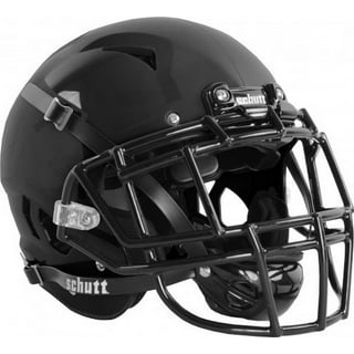 Plain Black Football Helmet