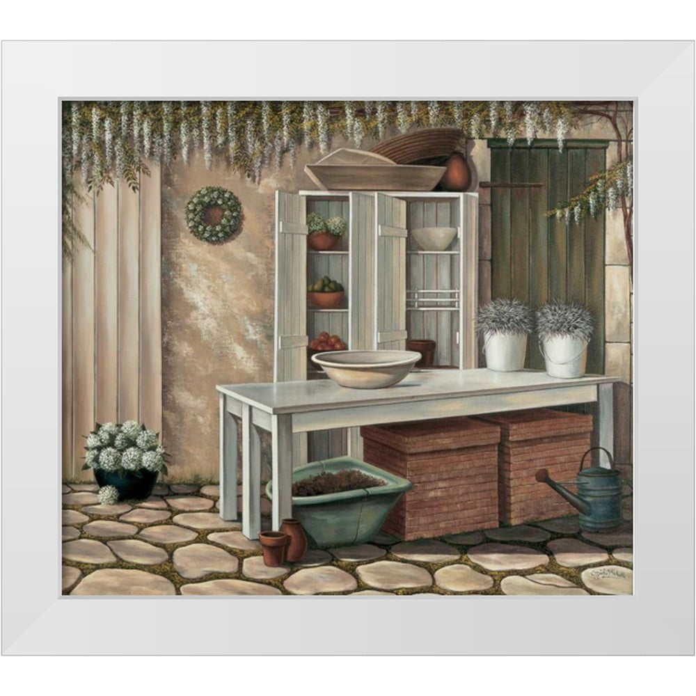 Schutte, Michel 13x12 White Modern Wood Framed Museum Art Print Titled ...