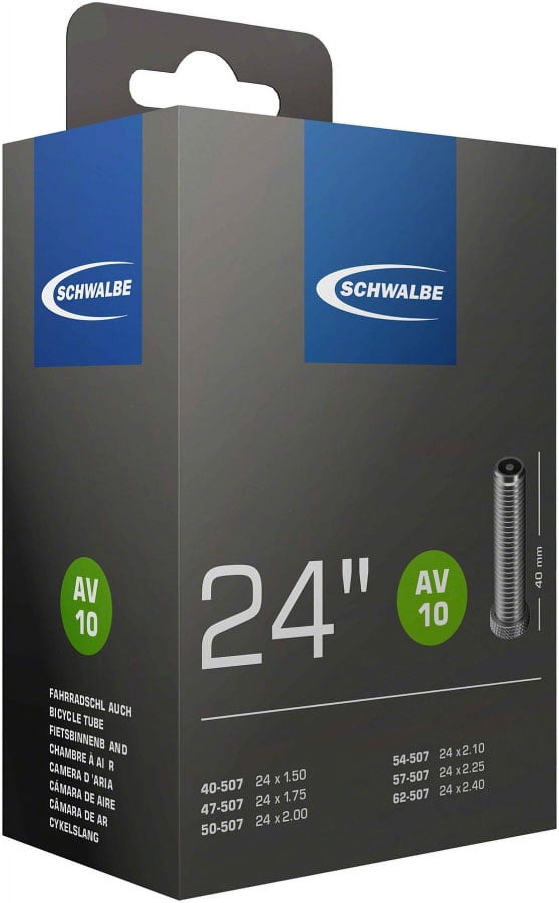 Schwalbe Standard Tube - 24 x 1.50-2.50", 40mm, Schrader Valve ...