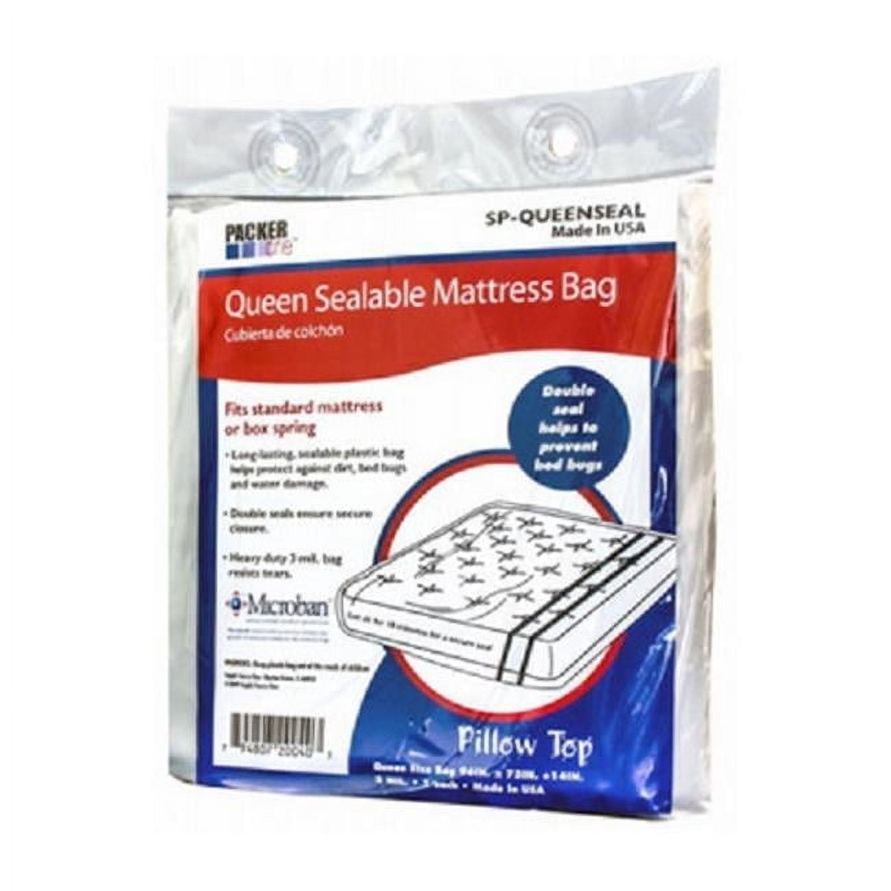 Schwarz Supply Source 215531 Queen Size Clear Mattress Bag - Walmart.com