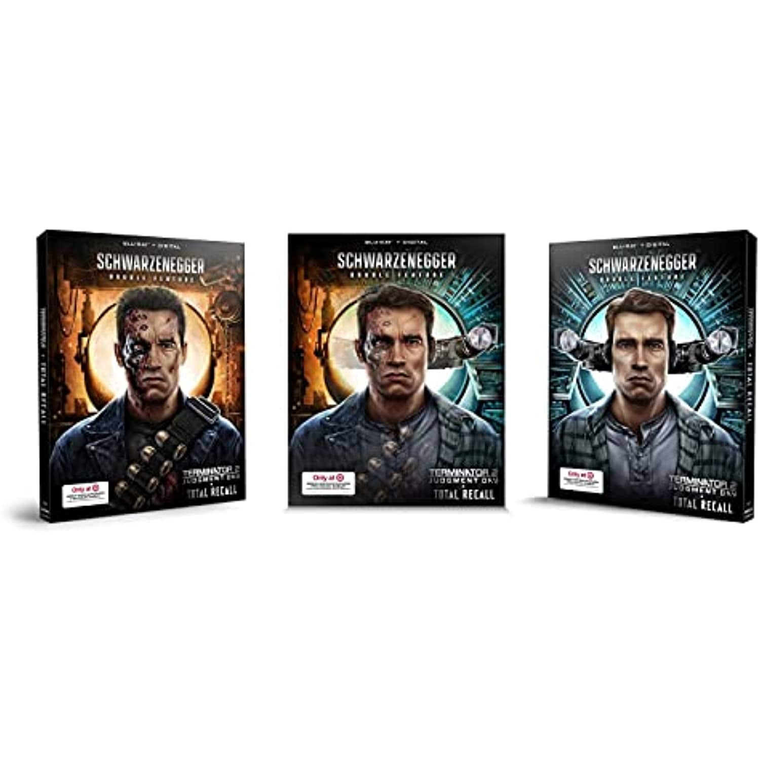 Schwarzenegger Terminator 2 / Total Recall (Blu-Ray / Digital) NEW ...