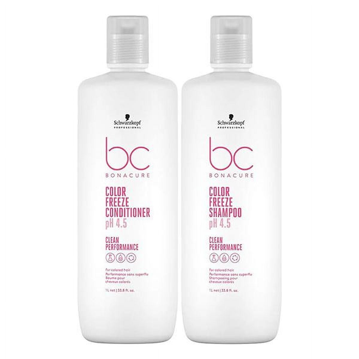 Schwarzkopf Bonacure Color Freeze Shampoo and Conditioner Combo (33.8oz ...