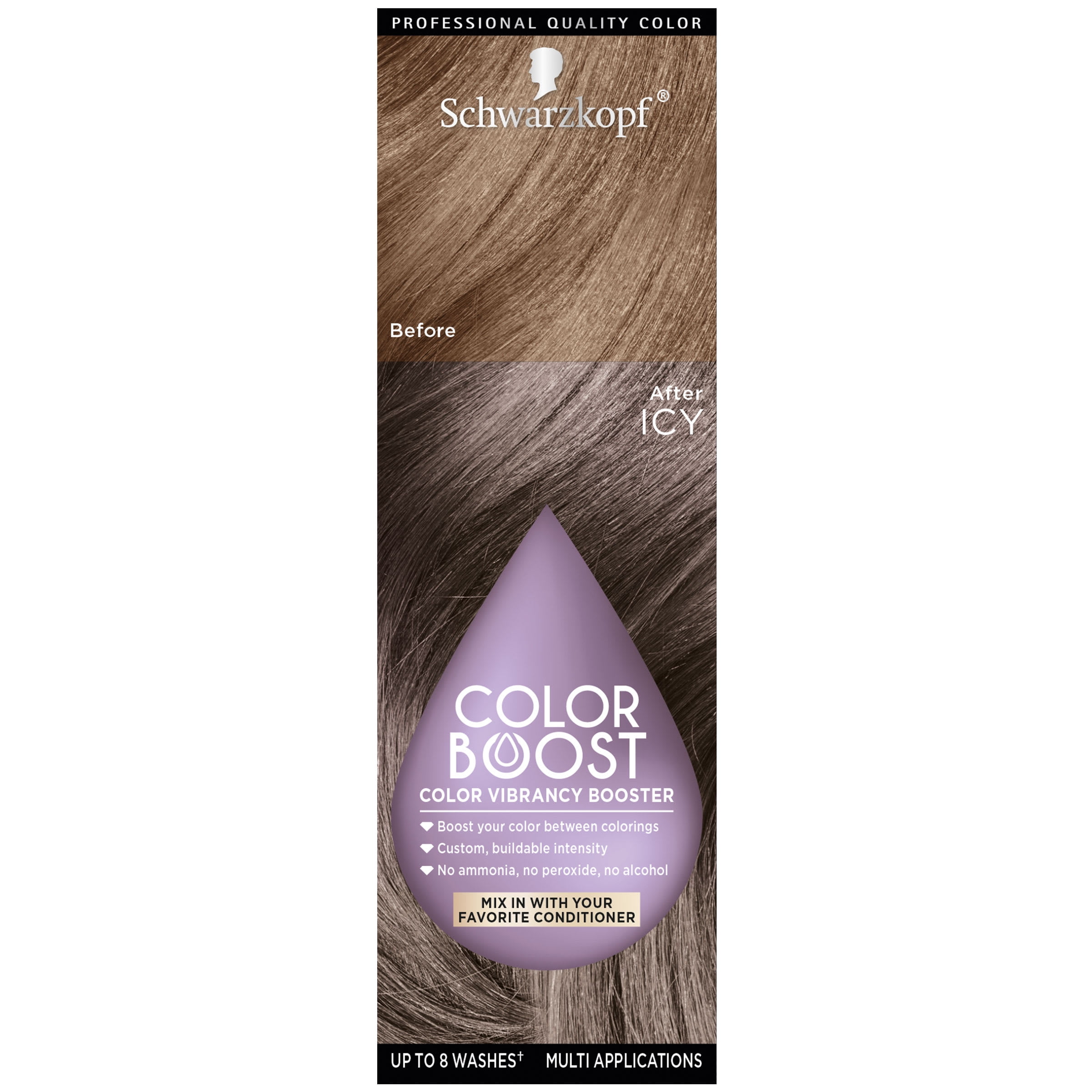 Schwarzkopf Color Boost Vibrancy Booster, Icy, 1 fl oz - Enhance Color ...