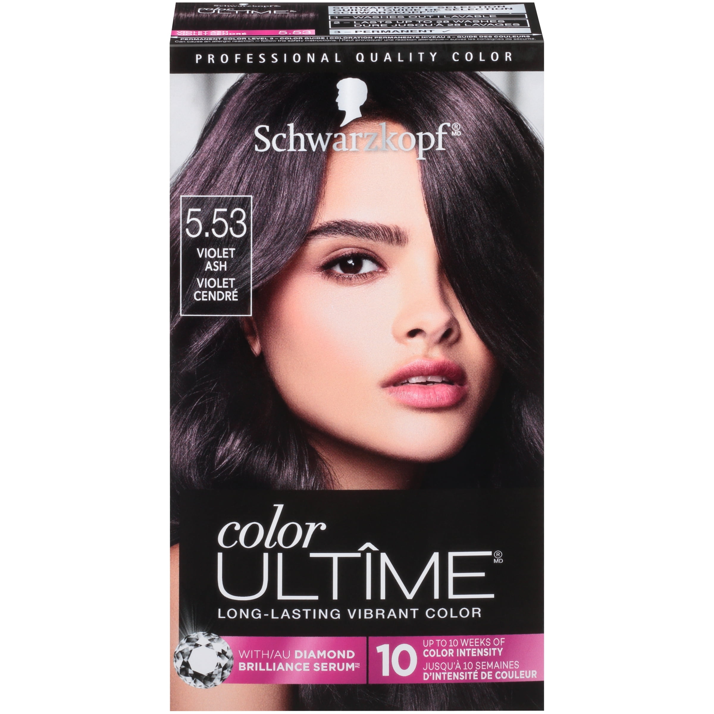 Schwarzkopf Color Ultime Permanent Hair Color Cream Violet Ash 5.53 ...
