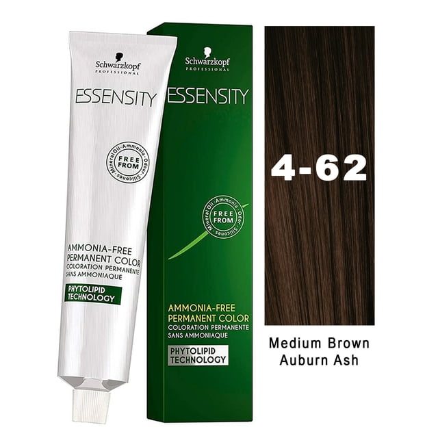 Schwarzkopf Essensity Hair Color - 4-62 Medium Brown Auburn Ash ...