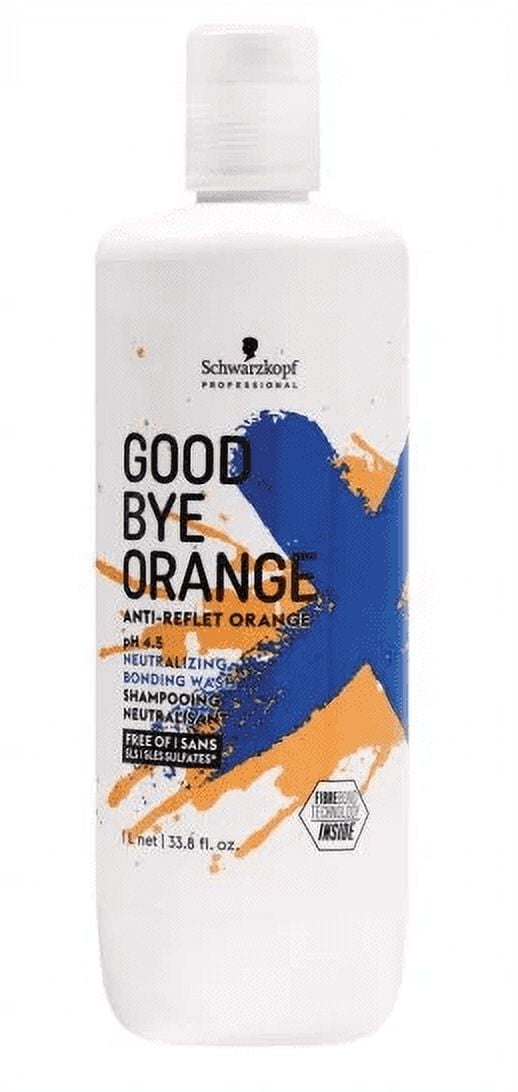 Schwarzkopf Professional GoodBye Orange Hair Neutralizing Wash Shampoo ...