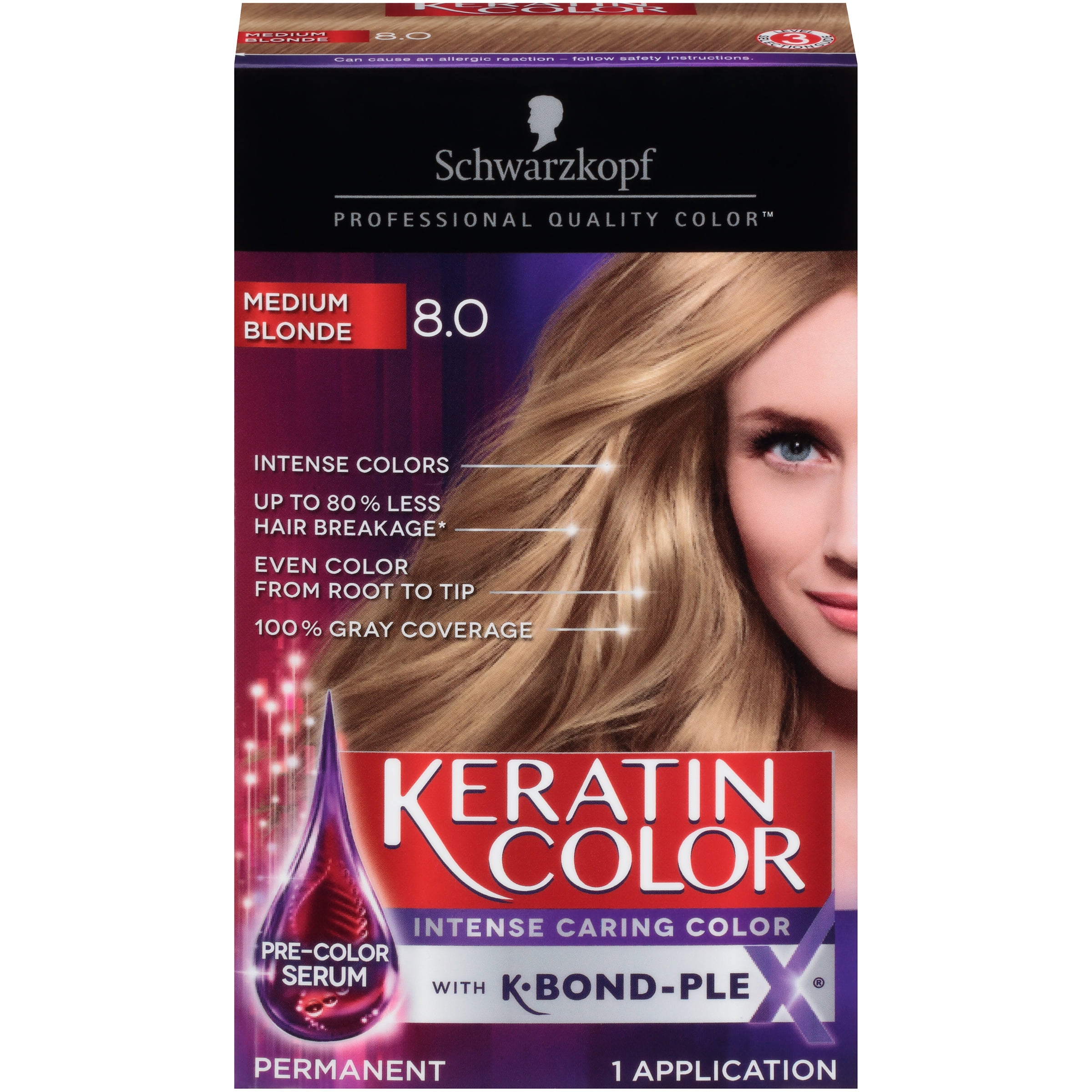 Schwarzkopf Keratin Permanent Hair Color Cream - 8.0 Nepal | Ubuy