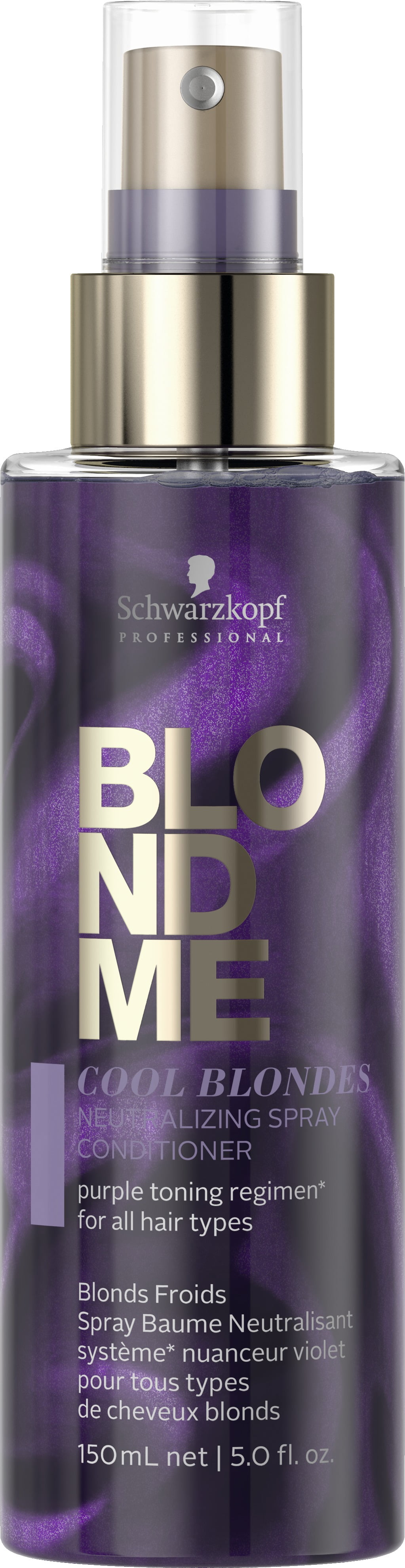 Schwarzkopf Pro Cool Blondes Spray Conditioner, Neutralizing, 5 oz ...