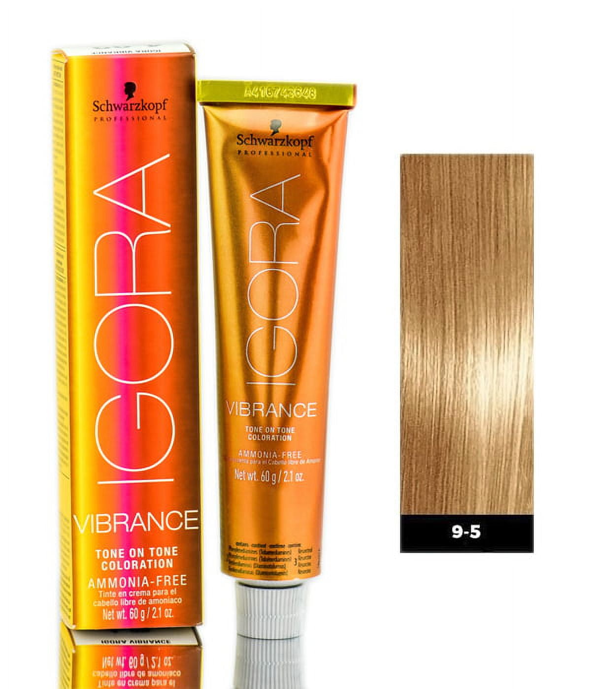 Schwarzkopf Professional Igora Vibrance Tone Hair Color, 9-5, Extra ...