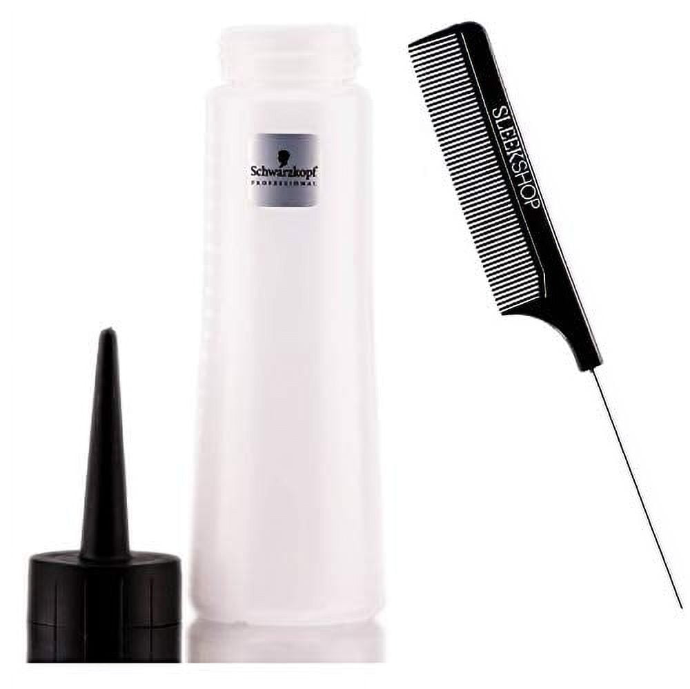 Schwarzkpf Hair Color Applicator Bottle (w/Sleek Comb) Hair Coloring ...