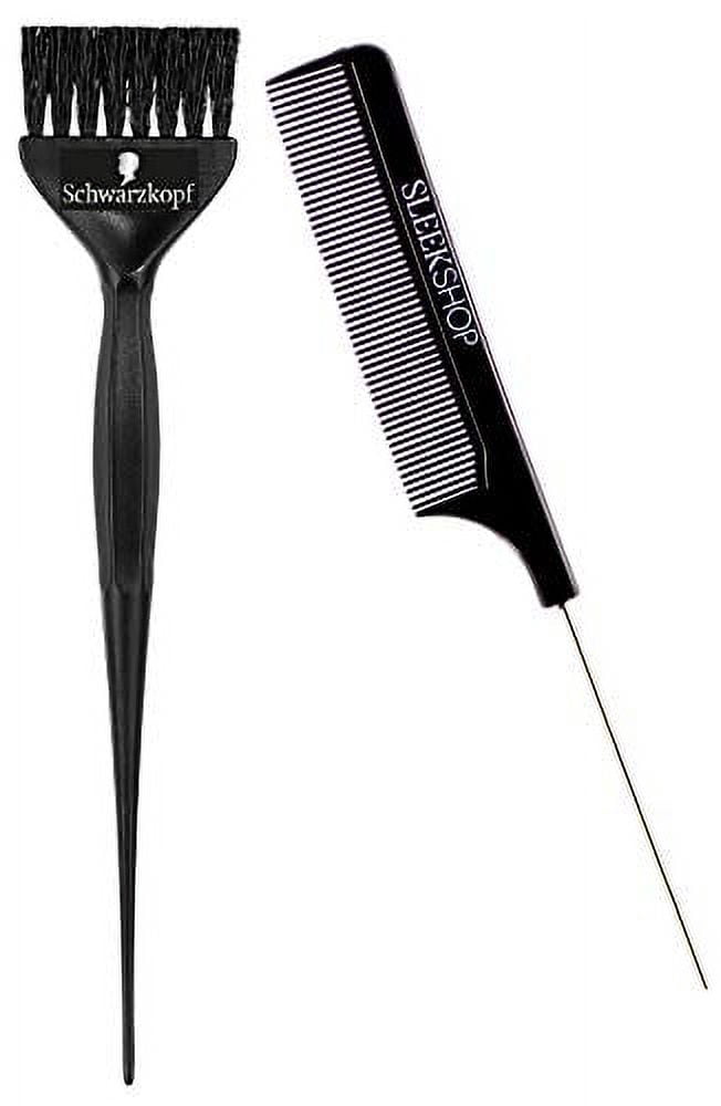 Schwarzkpf Hair Color Tint Application Brush (w/Sleek Steel Pin Rat ...