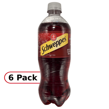 Schweppes Raspberry Ginger Ale, 20 Fl Oz Bottles, 6 Pack - Walmart.com
