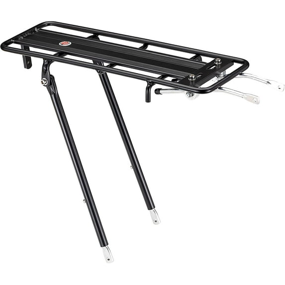 Schwinn Adjustable Rear Rack, Alloy Mount Adult Bicycle Carrier for ...