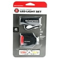 Schwinn Quick Wrap LED Light Set - Bicycle Bike Accessories for Night Riding with Front & Rear ...