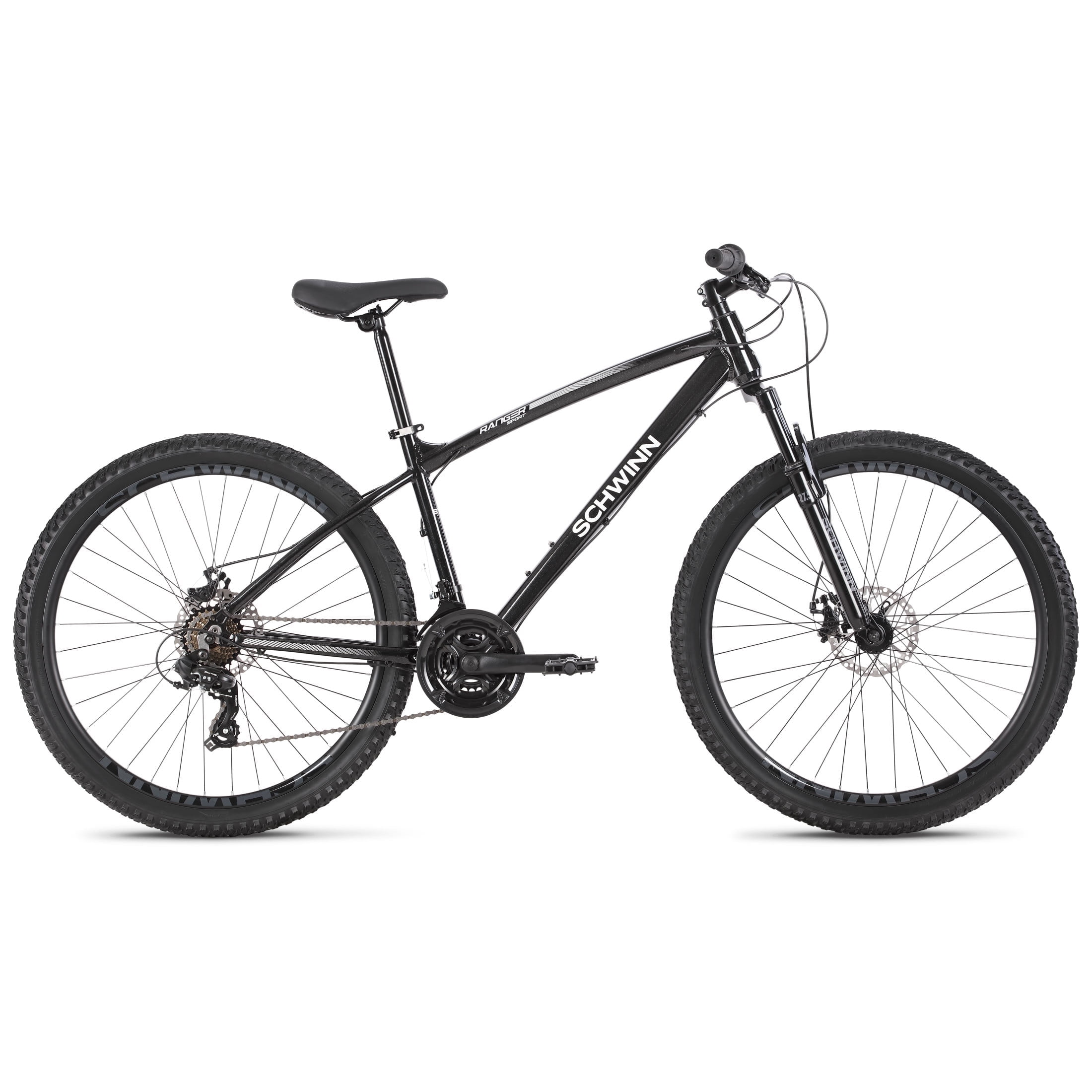 Schwinn Ranger Sport Mountain Bike, 27.5 Inch Wheel, 21 Speeds, Black ...