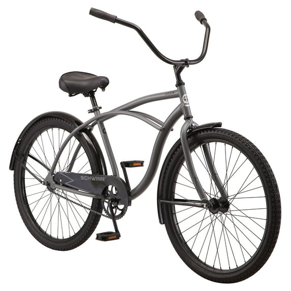 Schwinn Siesta cruiser bike, single speed, 26-inch wheels, charcoal ...