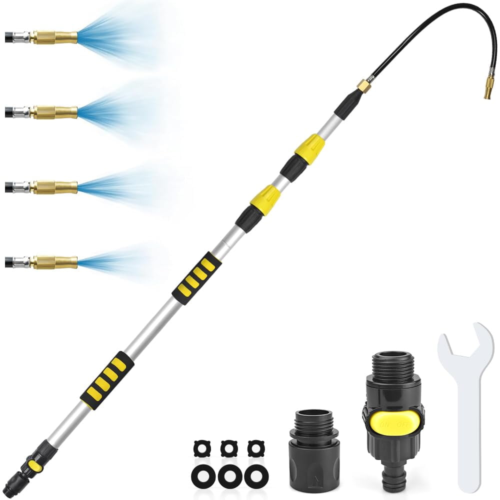 Schwylth Telescoping Gutter Cleaning Tools, 12FT Gutter Cleaner Tools ...