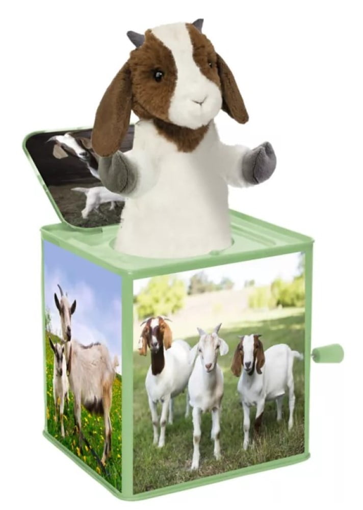 Schylling GDJB Musical Jack in the Box Toy with Plush Goat/Duck for ...