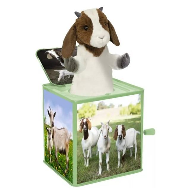 Schylling GDJB Musical Jack in the Box Toy with Plush Goat/Duck for ...