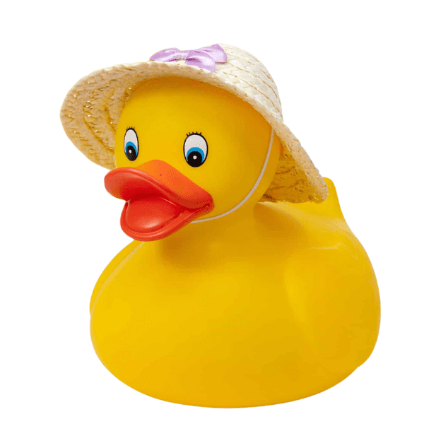 Schylling Large Rubber Duck Straw Hat - Walmart.com