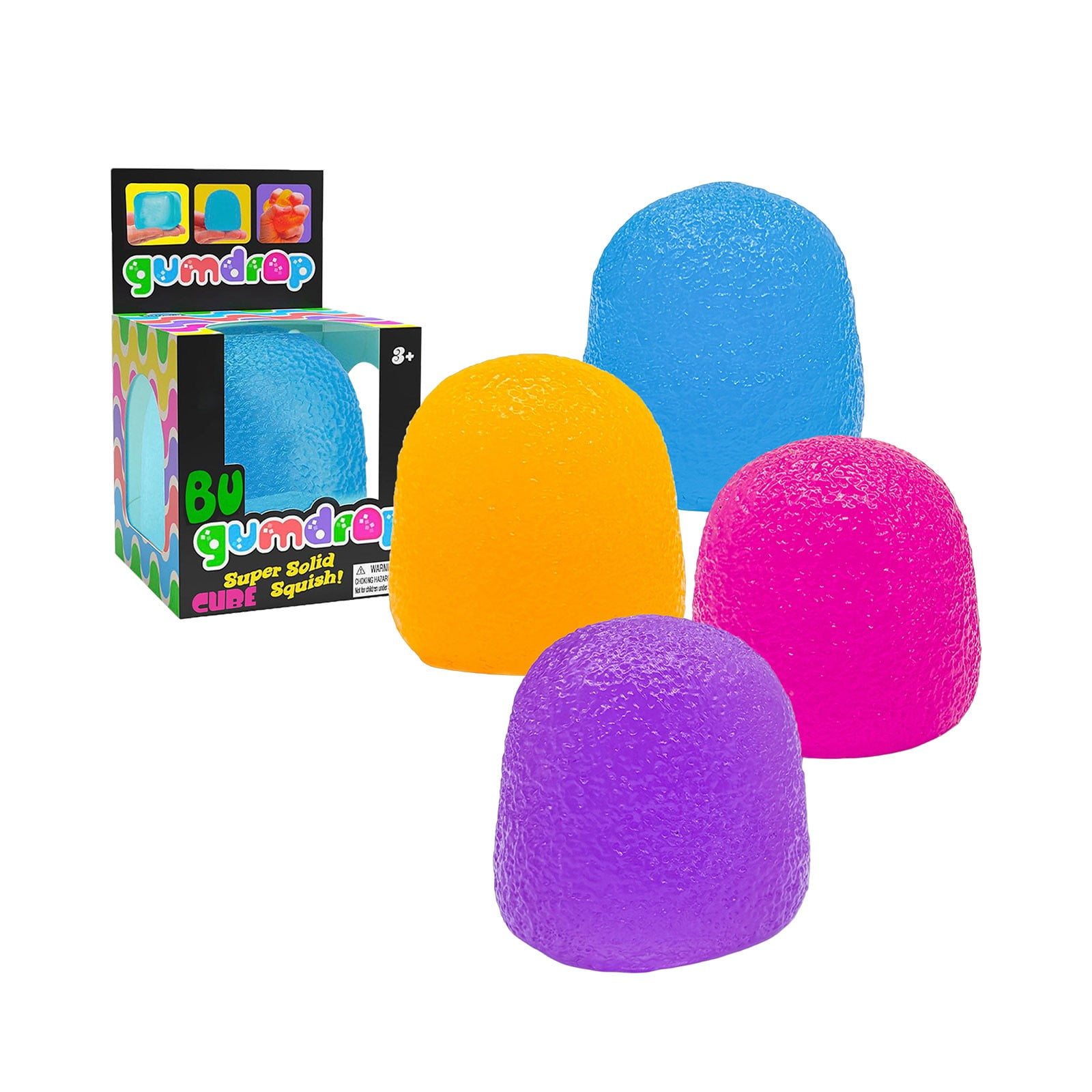 Schylling NeeDoh Gumdrop Textured Sensory Fidget Toy Colors May Vary ...