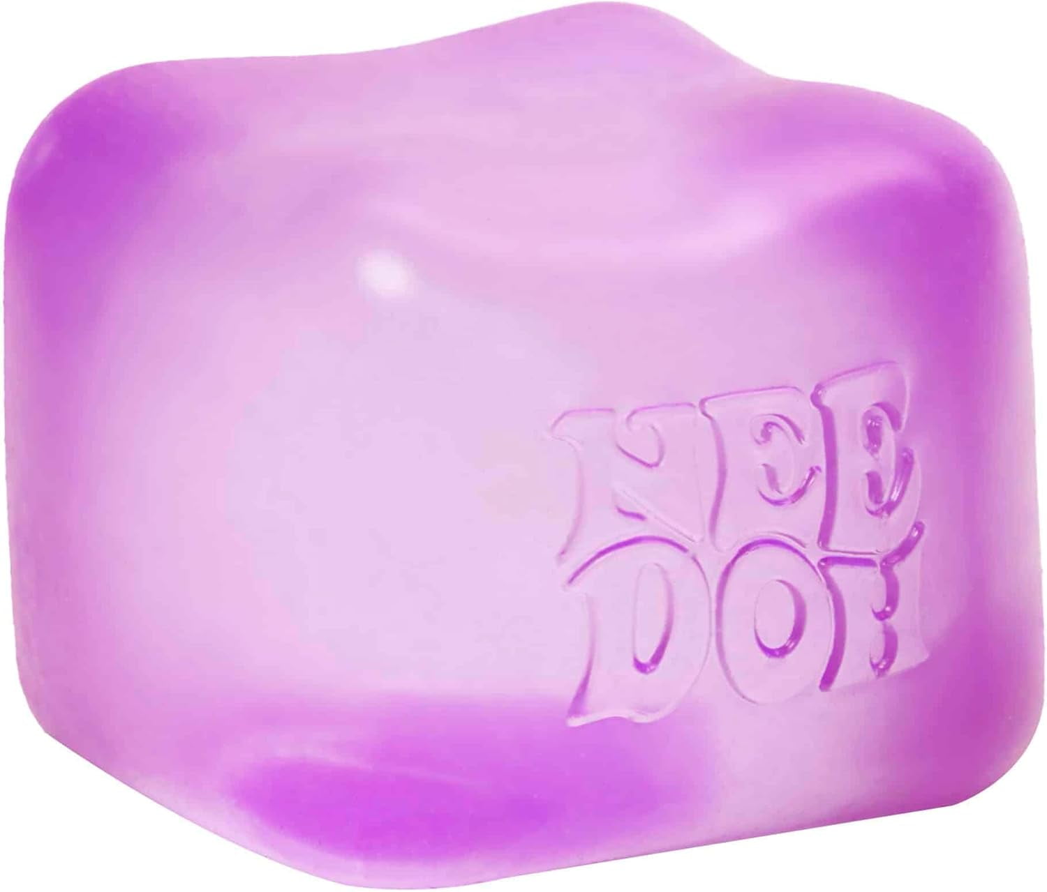 Schylling Needoh Nice Cube Sensory Squeeze Toy With Super Solid Squish