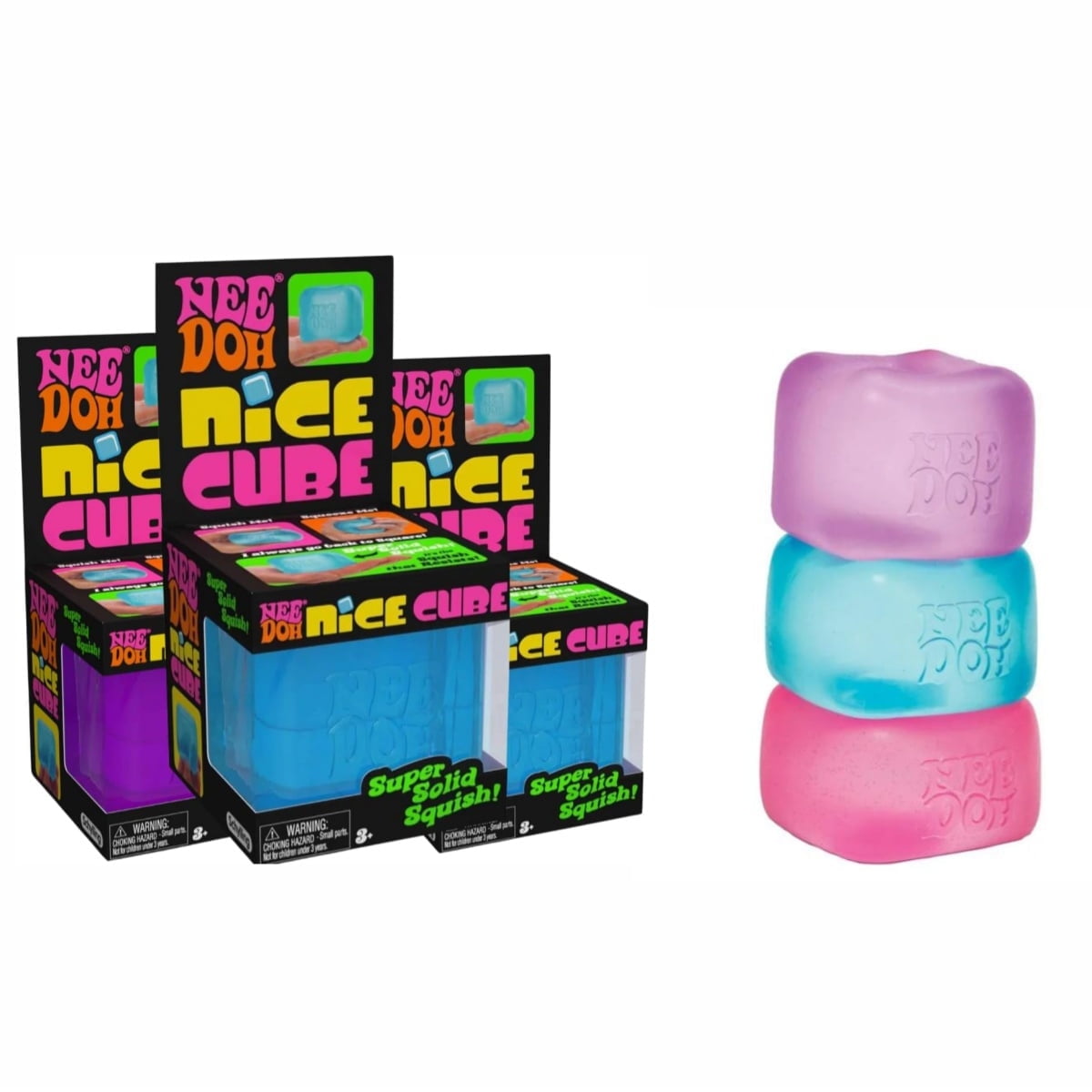 Schylling NeeDoh Nice Cube Super Solid Squeeze Sensory Toy 2.25 Inch ... Schylling NeeDoh Nice Cube Super Solid Squeeze Sensory Toy 2.25 Inch ...