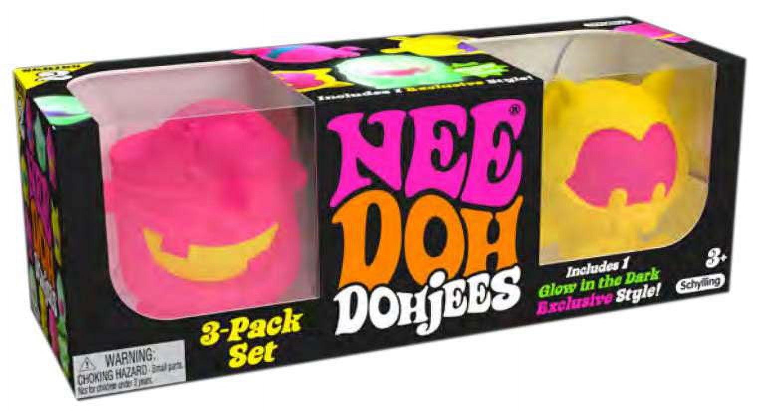 Schylling NeeDoh Series 2 Dohjees Mystery 3 Kids Multicolor, 5.3 oz ...