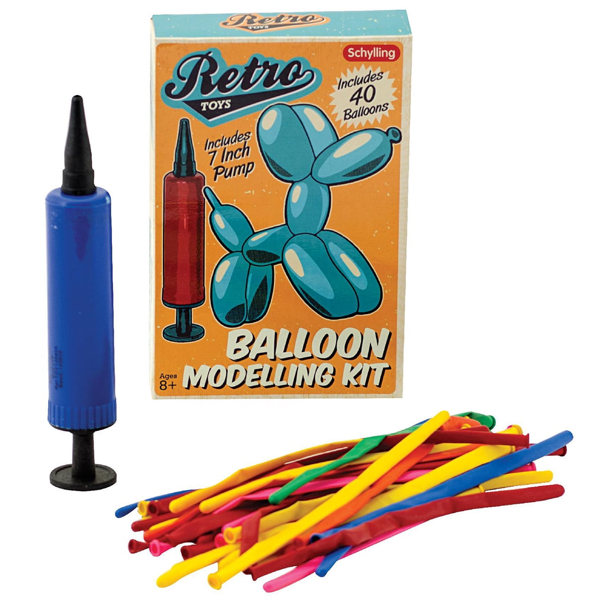 Schylling Retro Balloon Modeling Kit, 42 pieces - Walmart.com