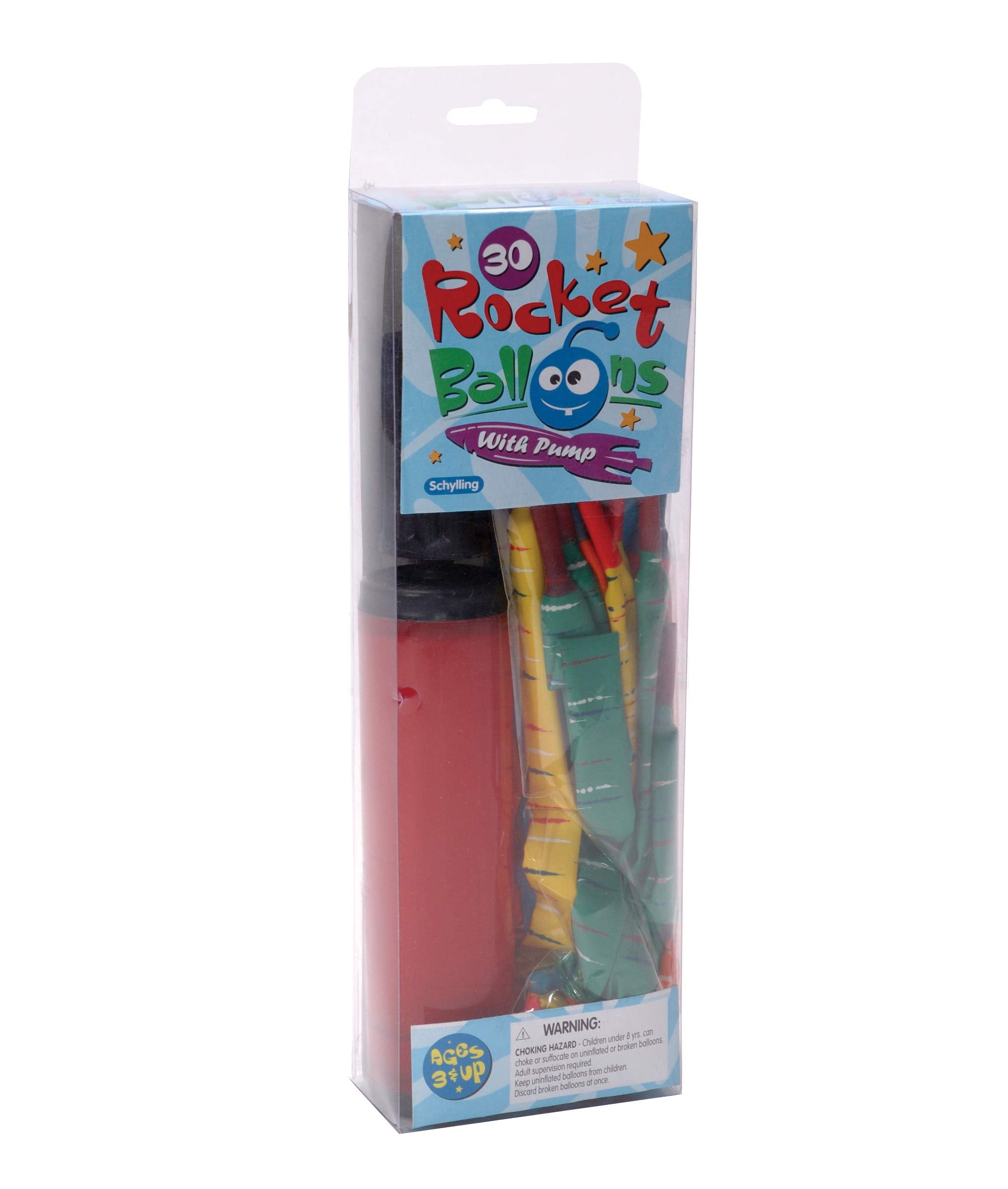 Schylling Rocket Balloons and Pump KMC2 - Walmart.com