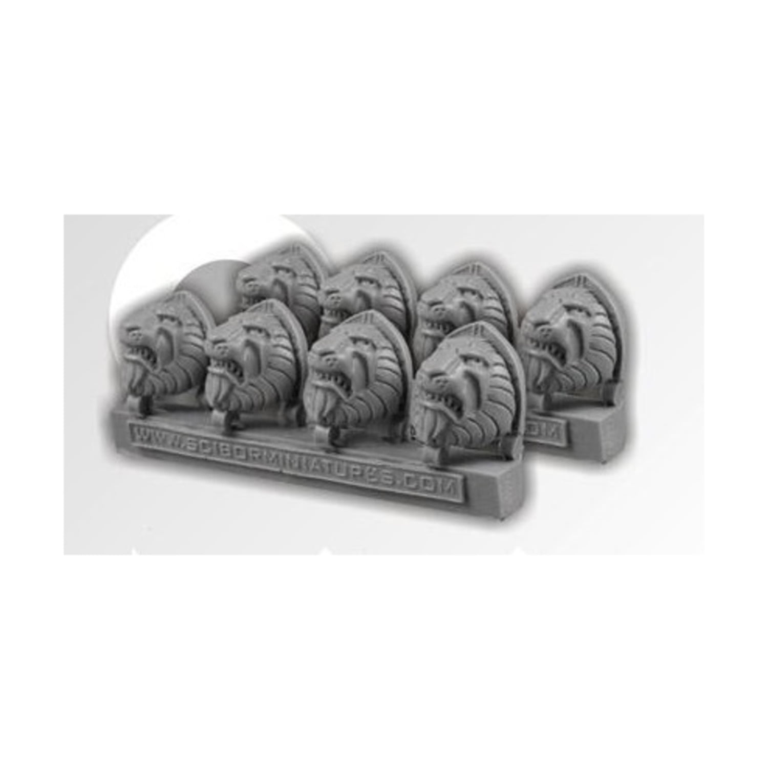 Scibor Monstrous Miniatures Sci-Fi Lion Shoulder Pads #4 New - Walmart.com