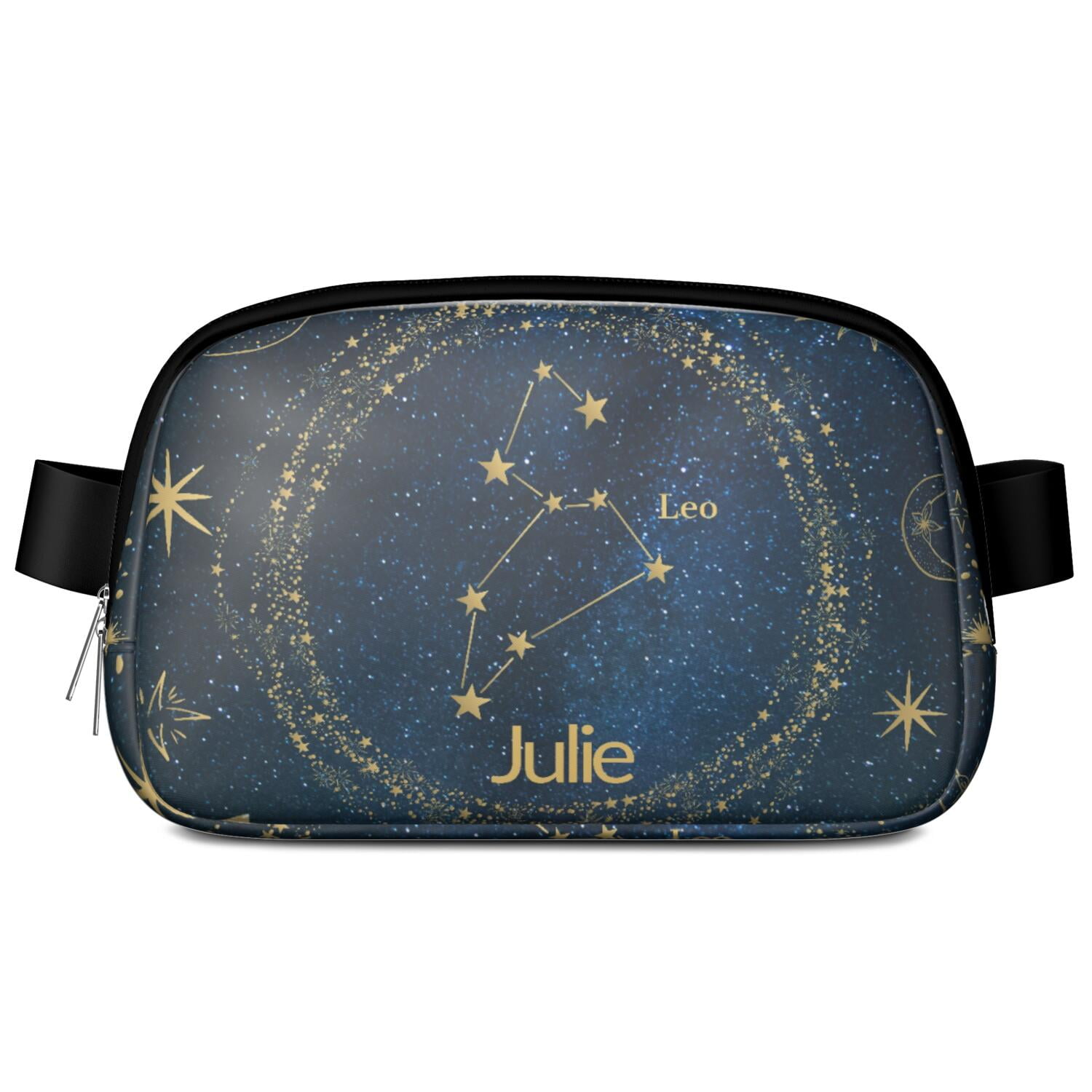Sci-Fi Lovers Fanny Pack – Space Rocket and Nebula Design Waist Bag ...