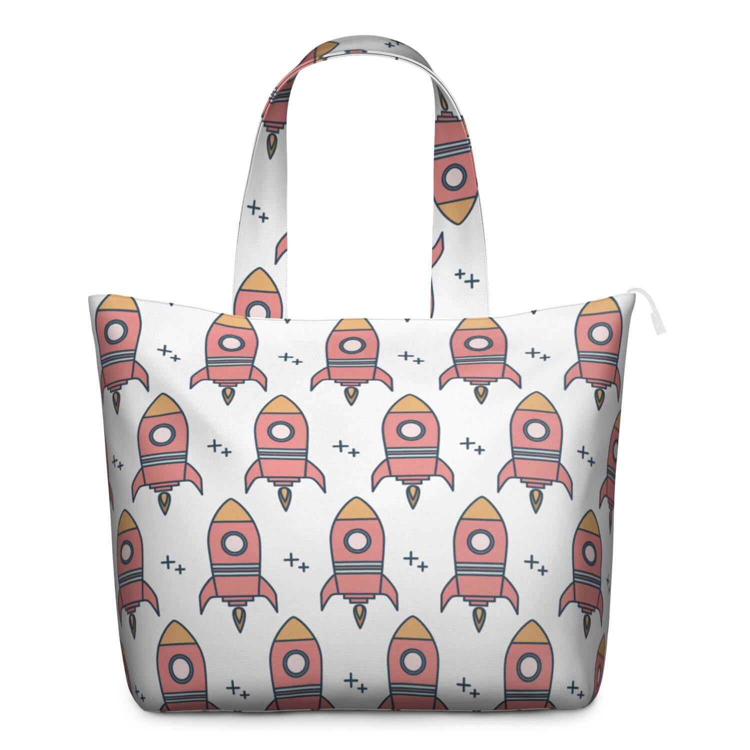 Sci-Fi Lovers Travel Tote - Large Capacity Weekender Bag with Zipper ...