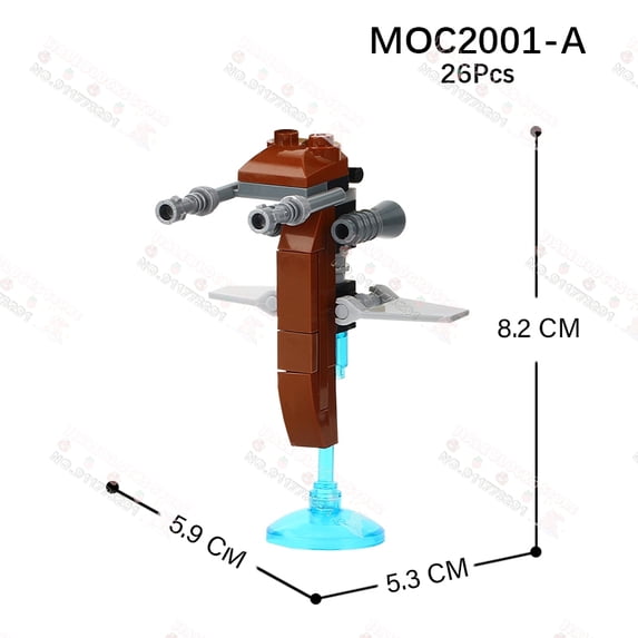 Sci-Fi Movie Series Droid Building Blocks Creative Mini Collector ...