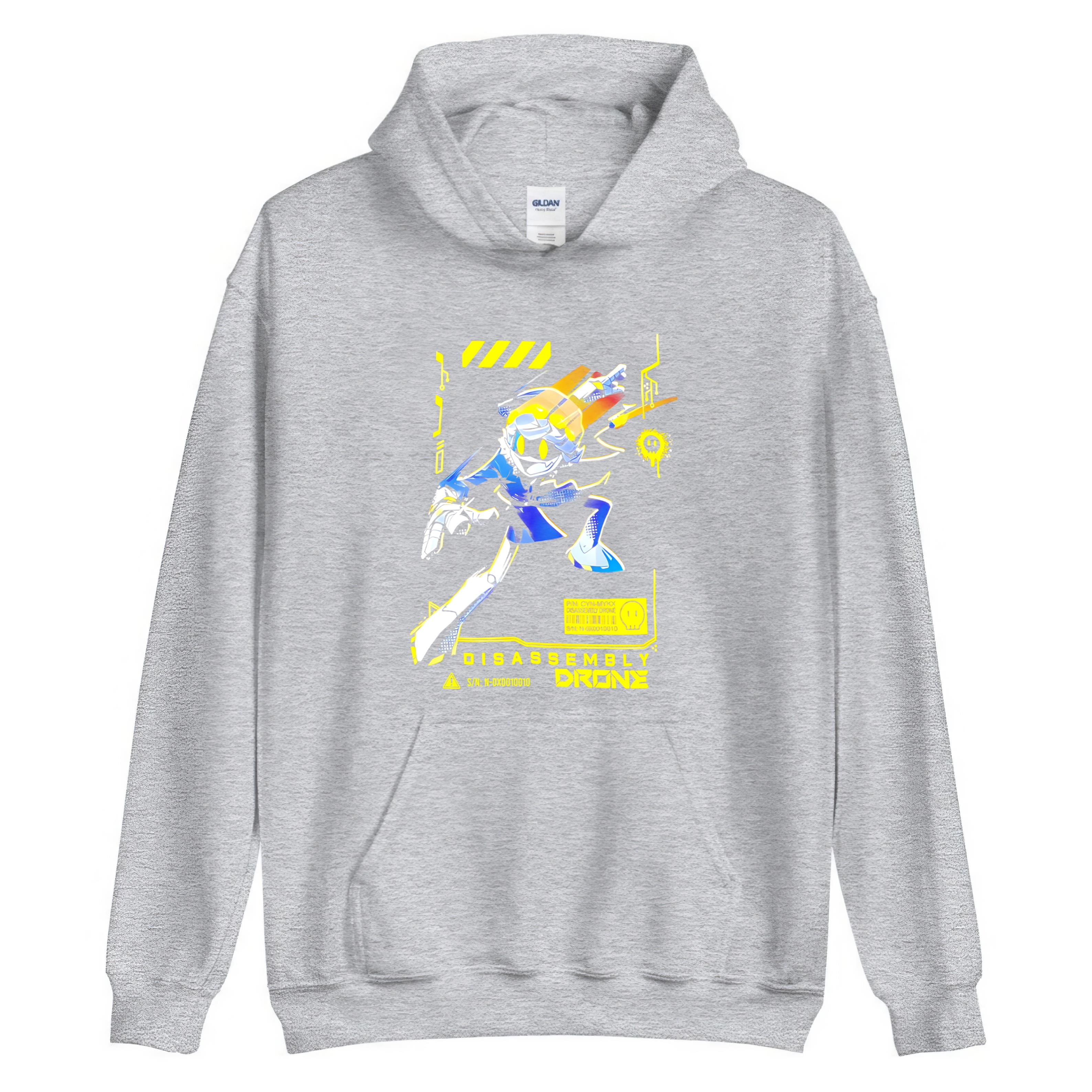Sci-Fi Robot Graphic Hoodie, Must-Have Wardrobe Tee - Walmart.com